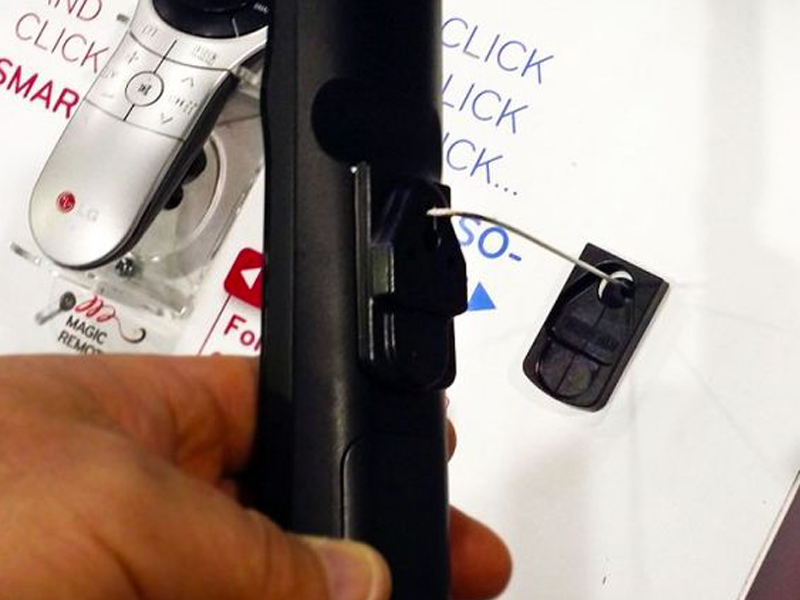 TV remote control security cables and tethers for store retail displays ...